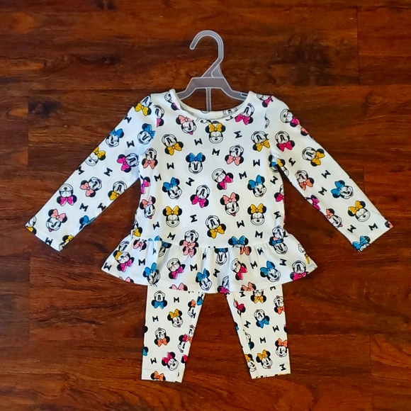 Disney | Matching Sets | Minnie Mouse 2piece Pants Set 24m | Poshmark